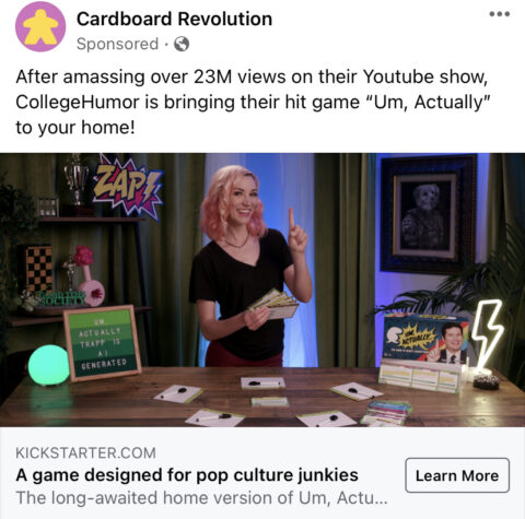 CollegeHumor Makes "Um, Actually" a Real Game via Kickstarter - Nights ...